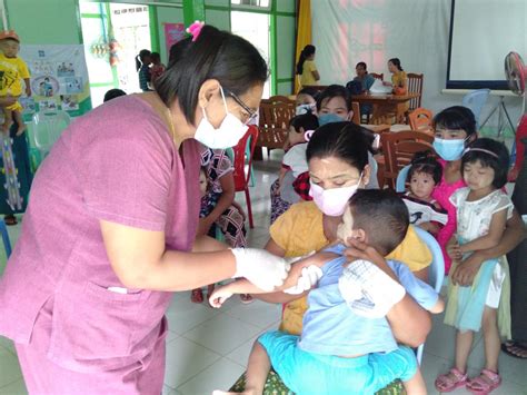 သနပ်ပင်မြို့နယ်တွင် အသက် ၁ နှစ်ခွဲ အောက် ကလေးငယ်များအား ပုံမှန်ကာကွယ