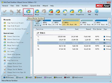 use the powerful freeware minitool partition wizard to extend windows 7
