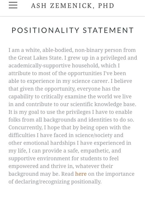 Gad Saad On Twitter Read This Person S “positionality Statement ” I