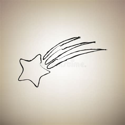 Meteor Shower Sign Vector Stock Vector Illustration Of Curve 123404364