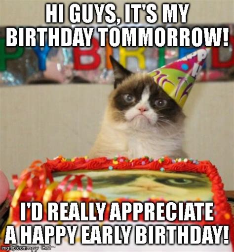 Early Happy Birthday Memes Biscuit And Muffin Birthday Themed Post