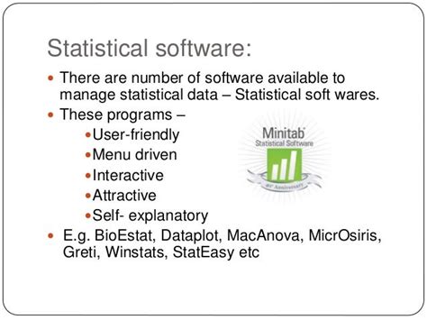 statistical software packages