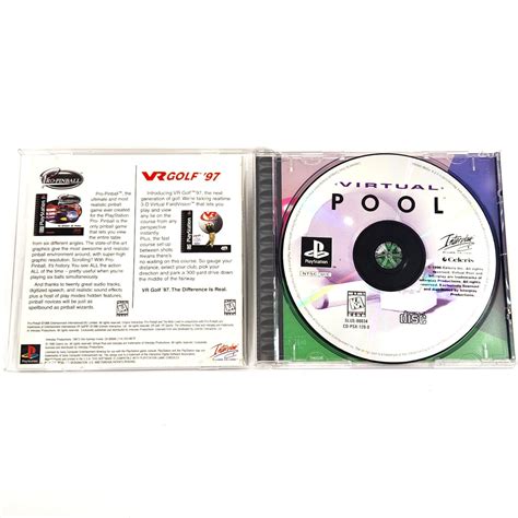 Virtual Pool Playstation 1 Ps1 Game For Sale At Retro Game Fan Retro
