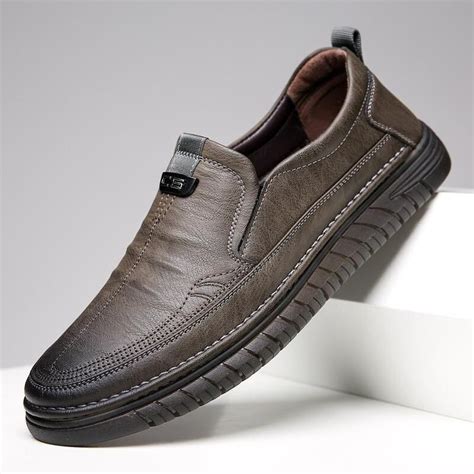 Men Casual Leather Shoes Leather Hub