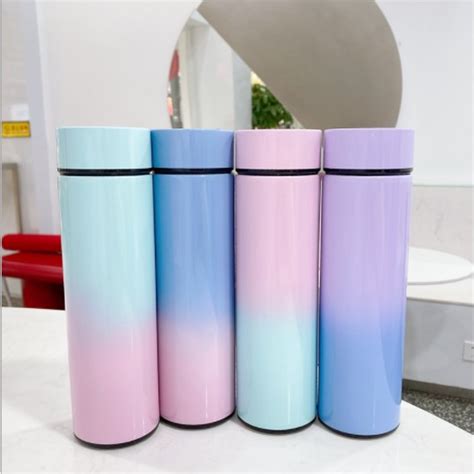 480ml Smart Temperature Display Thermos Led Display Vacuum Thermal Flask Insulation Bottle