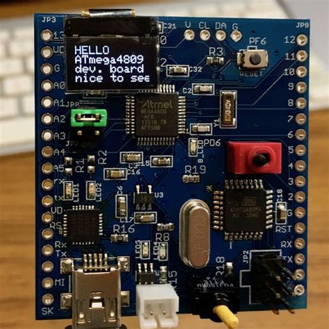 atmega4809 developing board project