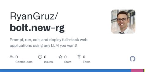 Github Ryangruzboltnew Rg Prompt Run Edit And Deploy Full Stack