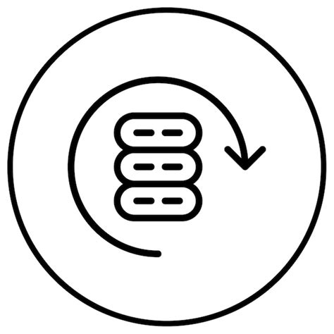 Premium Vector Network Data Backup Icon