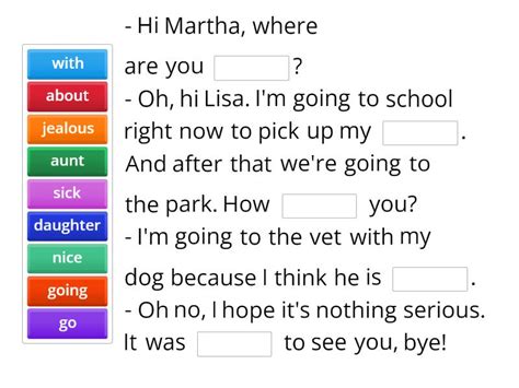 Short Dialogs Complete The Sentence