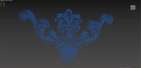 Carved Scroll 02 3d Model 11 Max Free3d