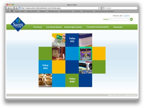 Sams Club Online Brand Guidelines On Behance