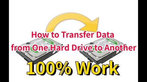 How To Transfer Data From One Hard Drive To Another 100 Work The