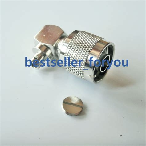 N Male Right Angle Soldering For Rg402 0141 Vicedeal