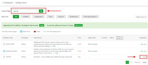 How To Install Web Server And Database Servers From Aapanel Spaceweb
