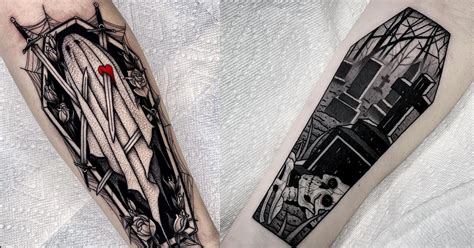 Open Coffin Tattoo
