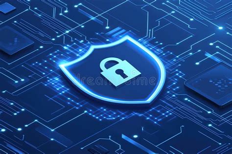 Cybersecurity Shield Digital Data Protection And Network Security