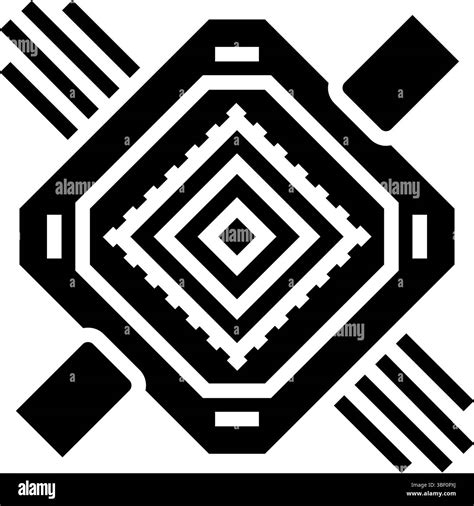 Annealing Hardware Quantum Computer Glyph Icon Vector Illustration Stock Vector Image And Art Alamy