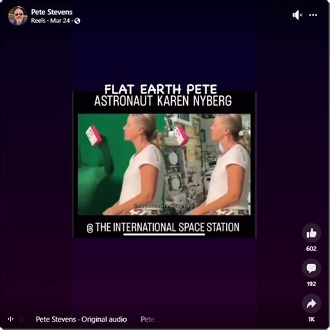 Fact Check Video Does Not Show Astronaut Karen Nyberg Faking Visit To