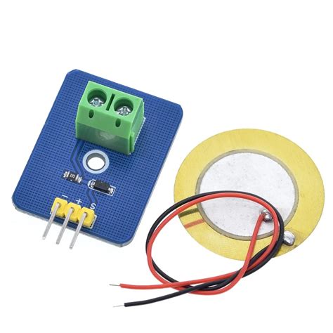 Diy Kit 33v5v Ceramic Piezo Vibration Sensor Module Analog Controller Electronic Components