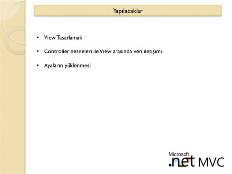 Aspnet Mvc Ile Web Uygulamaları 18ui Design Ppt