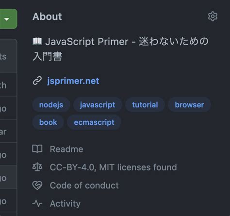 文章のライセンスをCC BYに変更 Issue asciidwango js primer GitHub