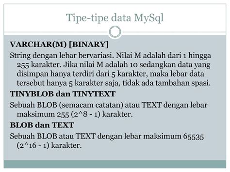 Database Mysql Bandung 2009 By Hery Dwi Y Ppt Download