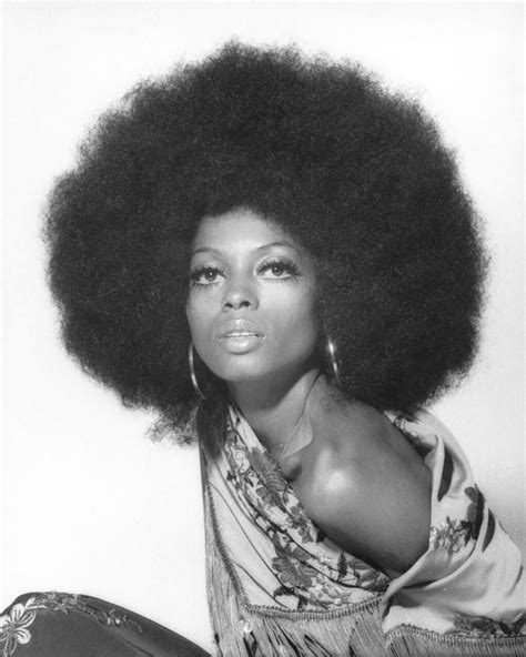 The Most Beautiful Vintage Hairstyles 60s Afro Diana Ross 70s Hair