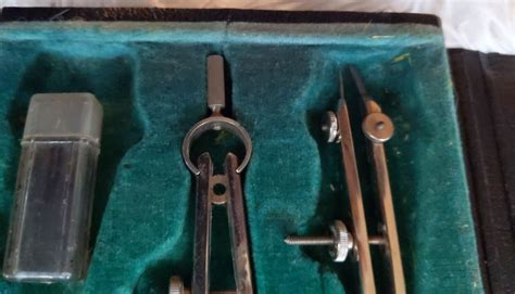 Micronta Deluxe Vintage Engineers Compass Drafting Set Ebay