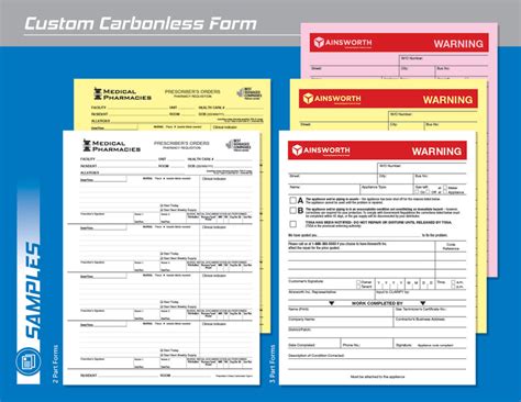 Ncr Form Samples