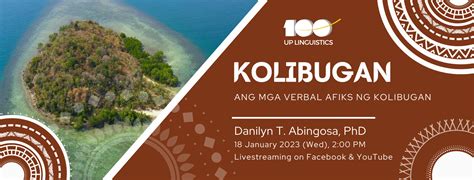 Kolibugan Philippine Indigenous Languages Lecture Series Department