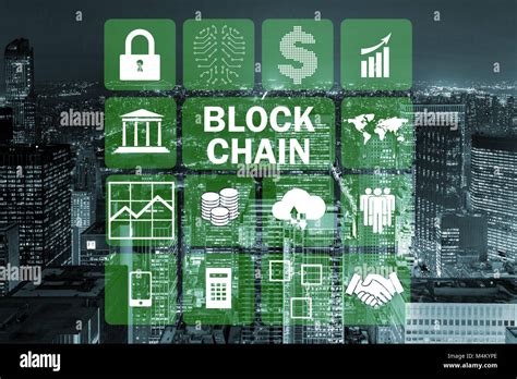 Blockchain Concept In Database Management Stock Photo Alamy