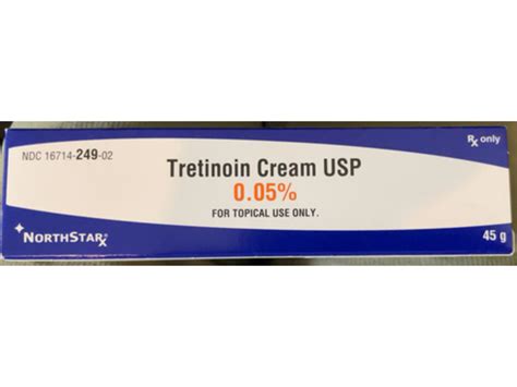 Tretinoin Cream 0 05 45 G Northstar Rx Ingredients And Reviews