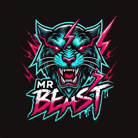 Mr Beast Redesigned Logo Mr Beast Logo In Black Logo Of Mr Beast Mr
