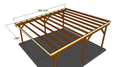 Flat Roof Double Carport Plans Pdf Download Carport Plans Double