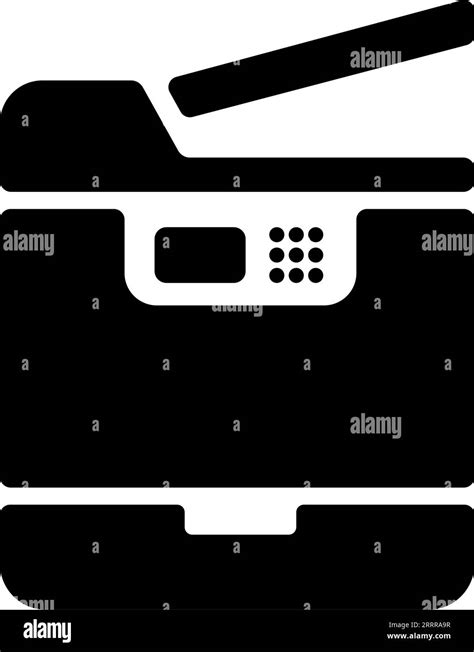 All In One Printer Multi Function Copier Vector Icon Illustration Stock Vector Image And Art Alamy
