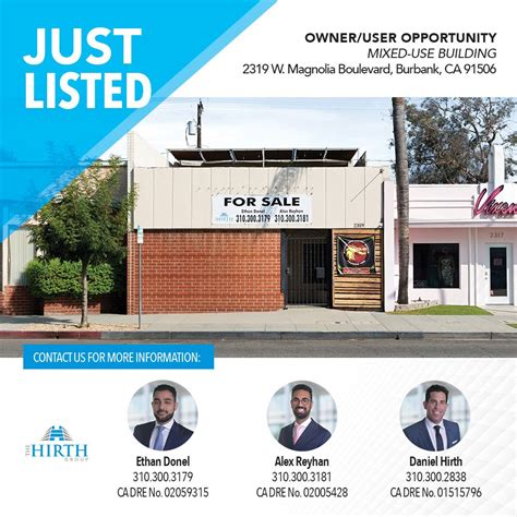 Daniel Hirth On Linkedin Exclusively Listed Prime Burbank Location