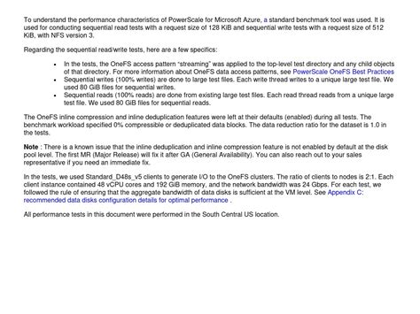test methodology introduction to dell powerscale for microsoft azure