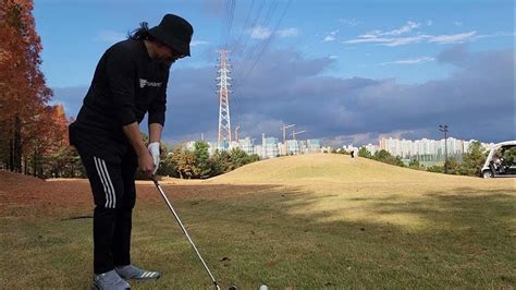 쉐인로이 필살기 게이트볼샷 😱ㅋ골프골프존스크린골프nx골프존cc필드필드골프필드레슨웨지퍼터아이언비거리골프레슨