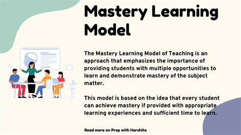 Mastery Learning Model Prep With Harshita