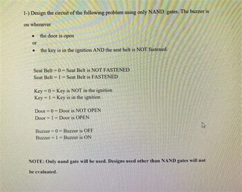 Solved Design The Circuit Of The Following Problem Using Chegg Com