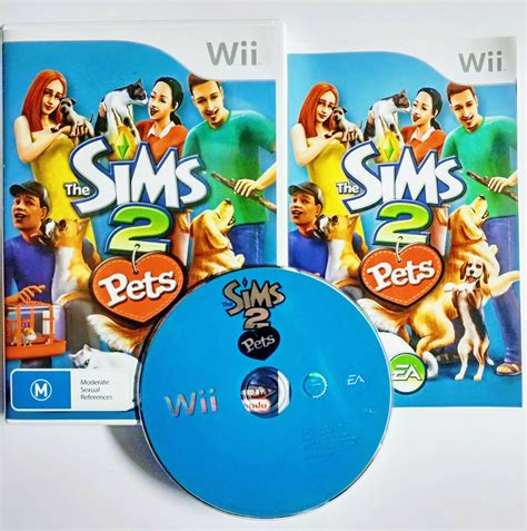 Mint Disc Nintendo Wii The Sims 2 Pets Wii U Comp Inc Manual