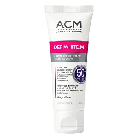 Buy Acm Depiwhite M Cream Protective Cream Spf50 40ml 1 7 Oz Pantalla Solar Online At