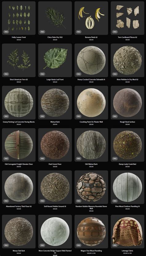 Download Free 3d Resources By Substance 3d Assets