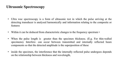 Nondestructive Testing Of Composite Used In Aerospace Ppt