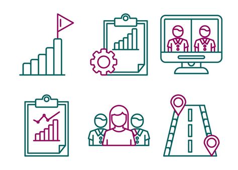 Project Planning Vector Icon Set 17482582 Vector Art At Vecteezy