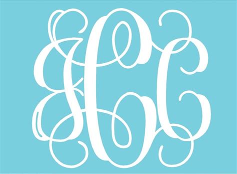 Create Your Own Printable Monogram