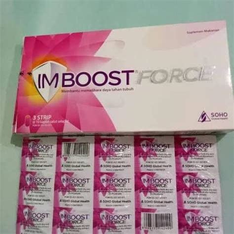 Jual Imboost Force Kaplet 3 Strip 30 Kapsul Jakarta Selatan Ale Ale Shop Tokopedia