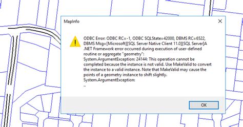Erro Loading Polygon In Mapinfo Pro Mapinfo Pro