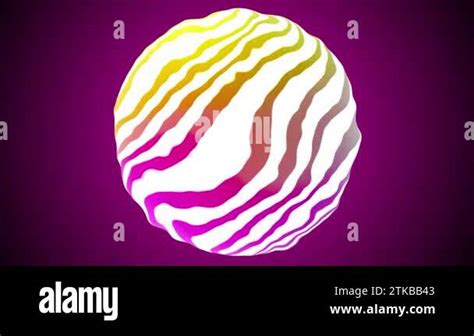 Abstract Liquid Sphere Animation Motion Background Liquid Golden