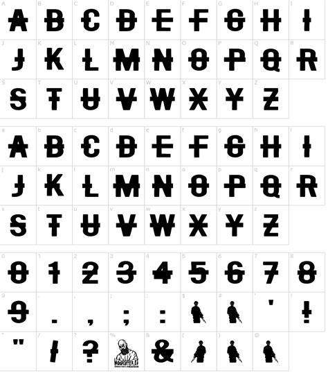 The Protection Army Font Download The Protection Army Font Download